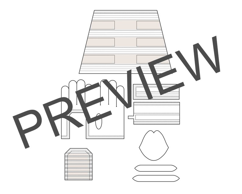 Anakin Skywalker Inspired Belt and Glove Pattern Jedi Template ...