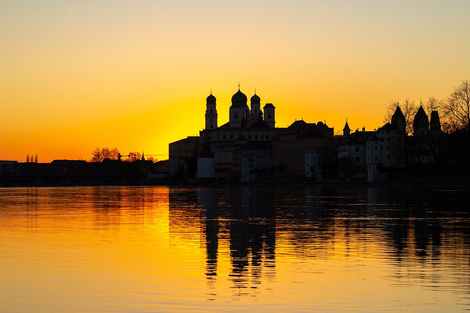 Instant Printable Wall Art Panorama of Passau at Dusk, Germany - Large ...