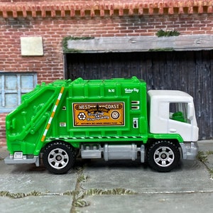 Loose Matchbox Garbage King Trash Truck Green and White - Etsy