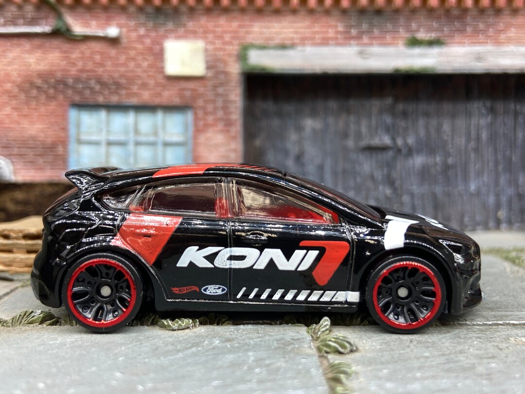 Loose Hot Wheels - Ford Focus RS - Koni Black Livery - Etsy