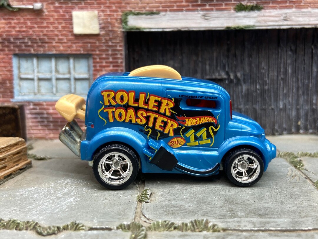 Custom Hot Wheels Roller Toaster in Blue With Chrome American Racing ...
