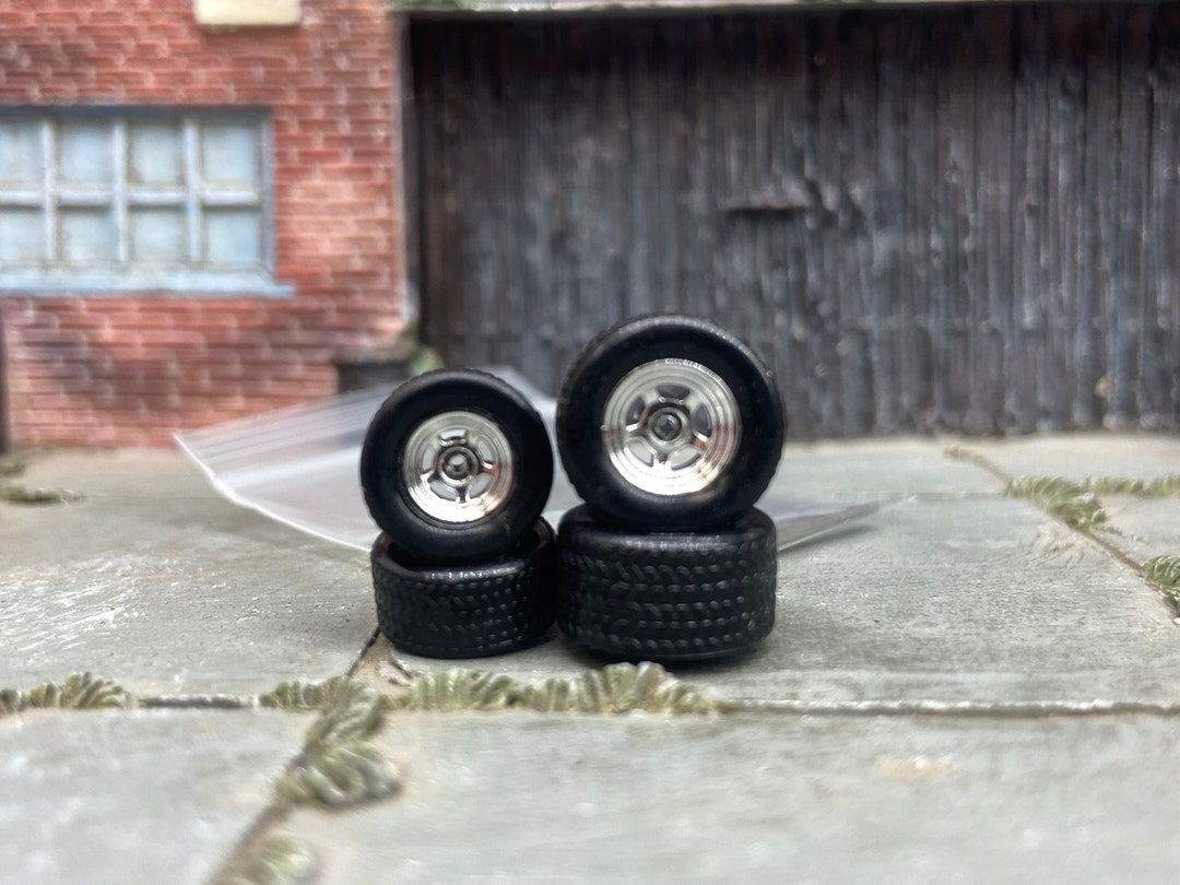 Custom Hot Wheels Wheels and Matchbox Rubber Tires and Chrome - Etsy
