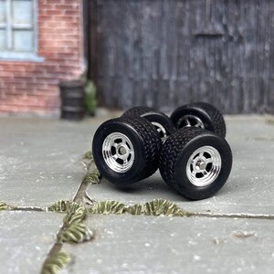 Custom Hot Wheels Wheels and Matchbox Rubber Tires Hot Rod Mag Wheels ...