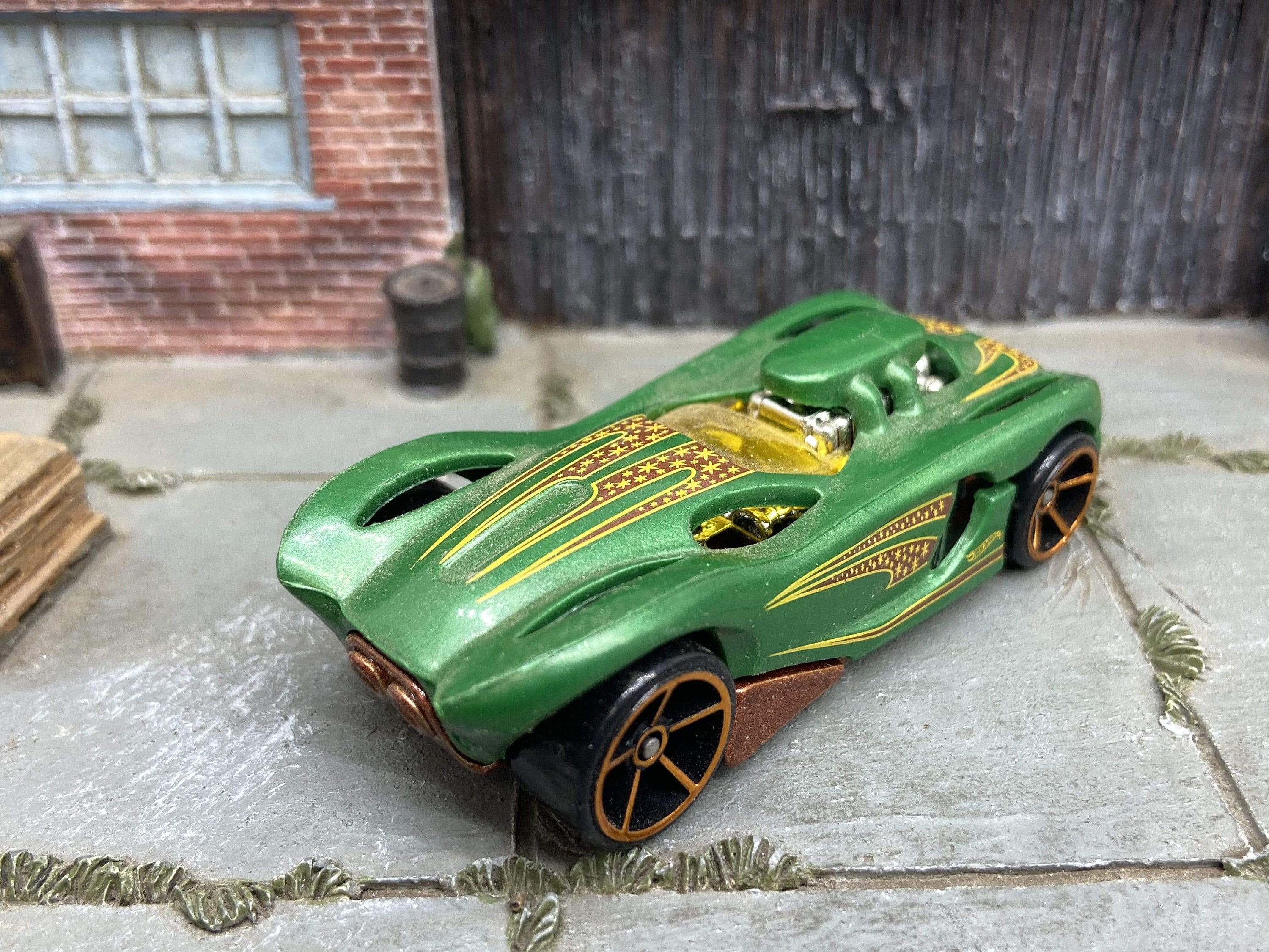 2018 Hot Wheels 16 Angels Pearl Green Yellow and Brown White Scallops on Top and Sides 2 BARGAIN BIN Etsy Australia