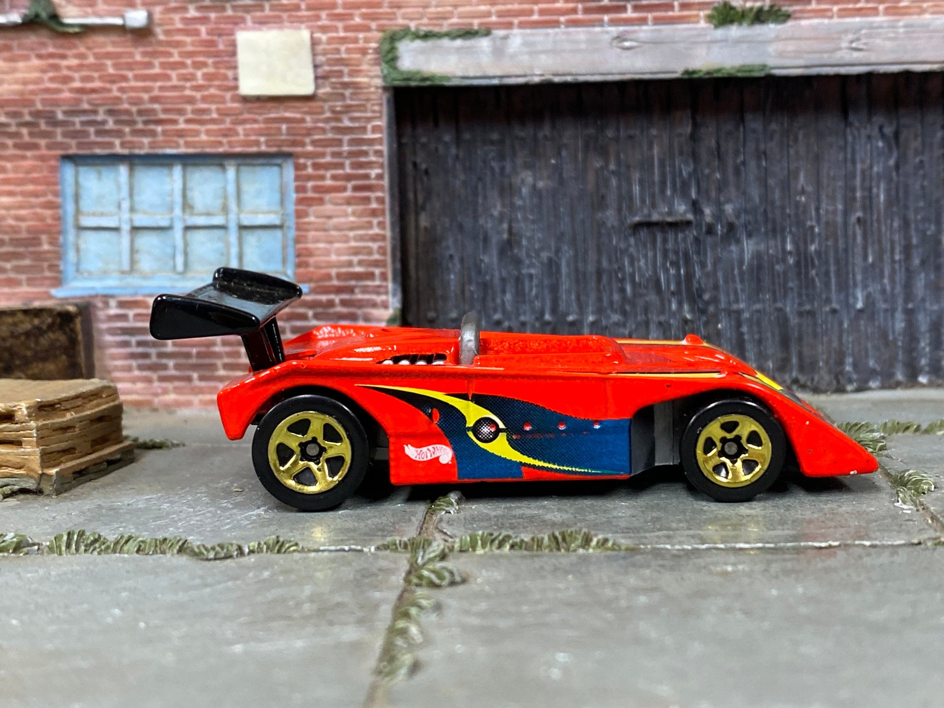Loose Hot Wheels - Shadow MK Iia Race Car - Red, Yellow and Blue - Etsy