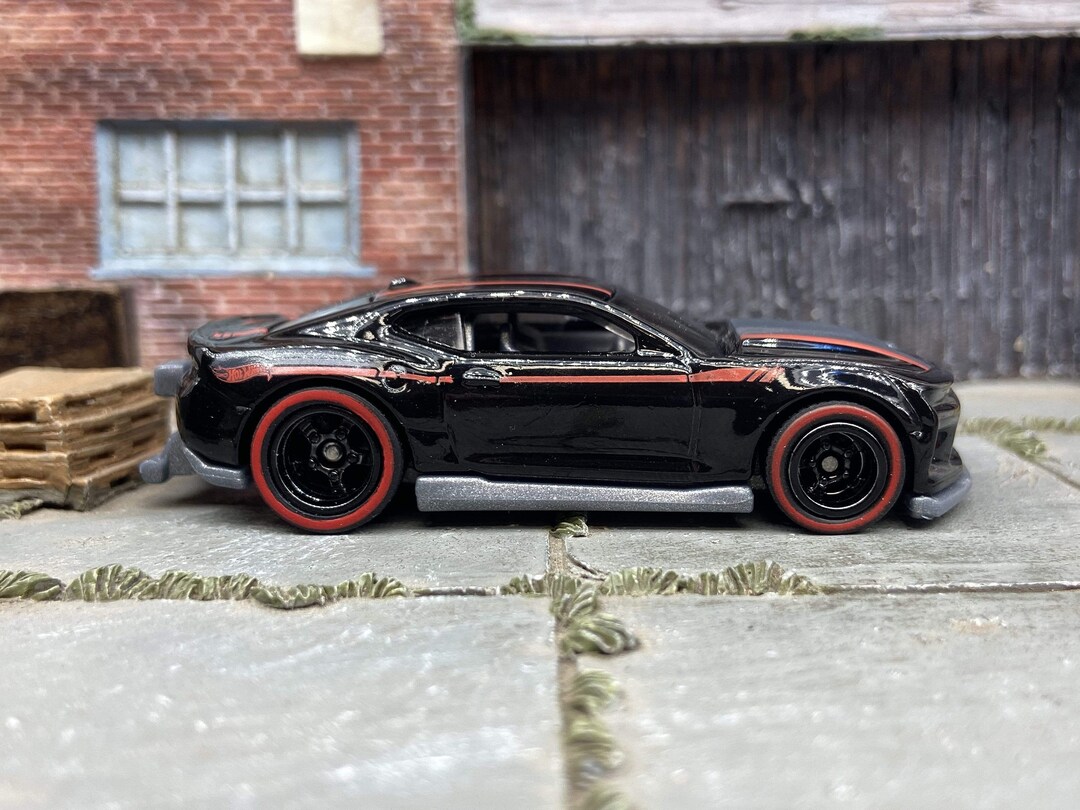 Custom Hot Wheels 2018 Camaro COPO - Black - Black 5 Spoke Deep Dish ...