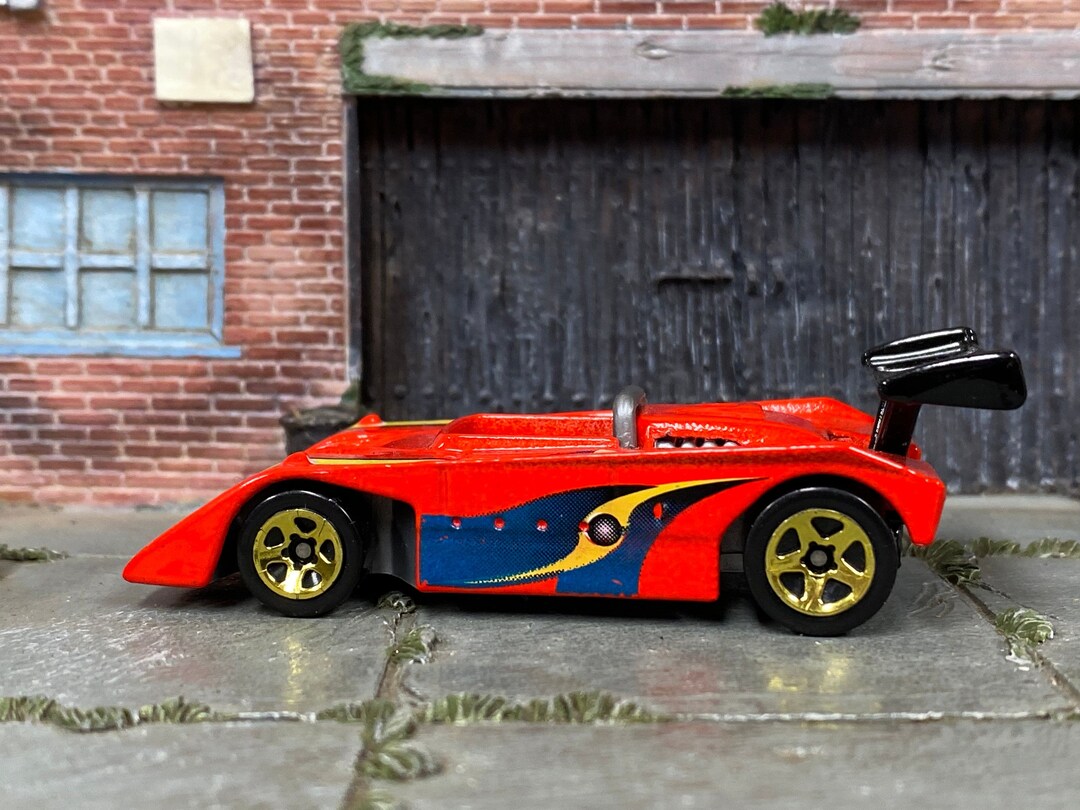 Loose Hot Wheels - Shadow MK Iia Race Car - Red, Yellow and Blue - Etsy