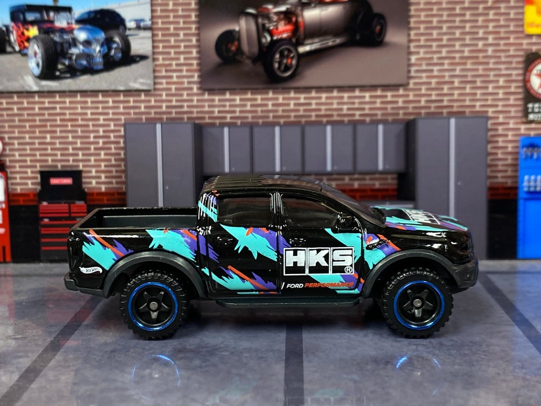 Loose Hot Wheels - 2019 Ford Ranger Raptor 4X4 Truck - Black, Blue and ...