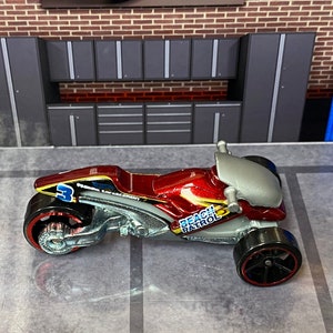 Loose Hot Wheels - Tri & Stop Me Trike - Red and Silver Beach Patrol - Etsy