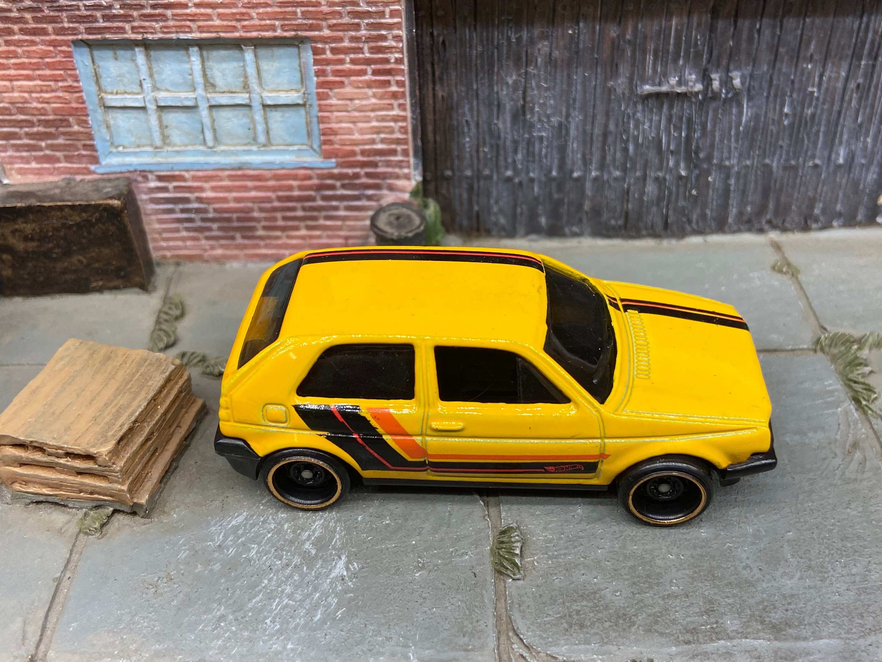 Loose Hot Wheels: VW Volkswagen Golf MK2 Dressed in Yellow - Etsy