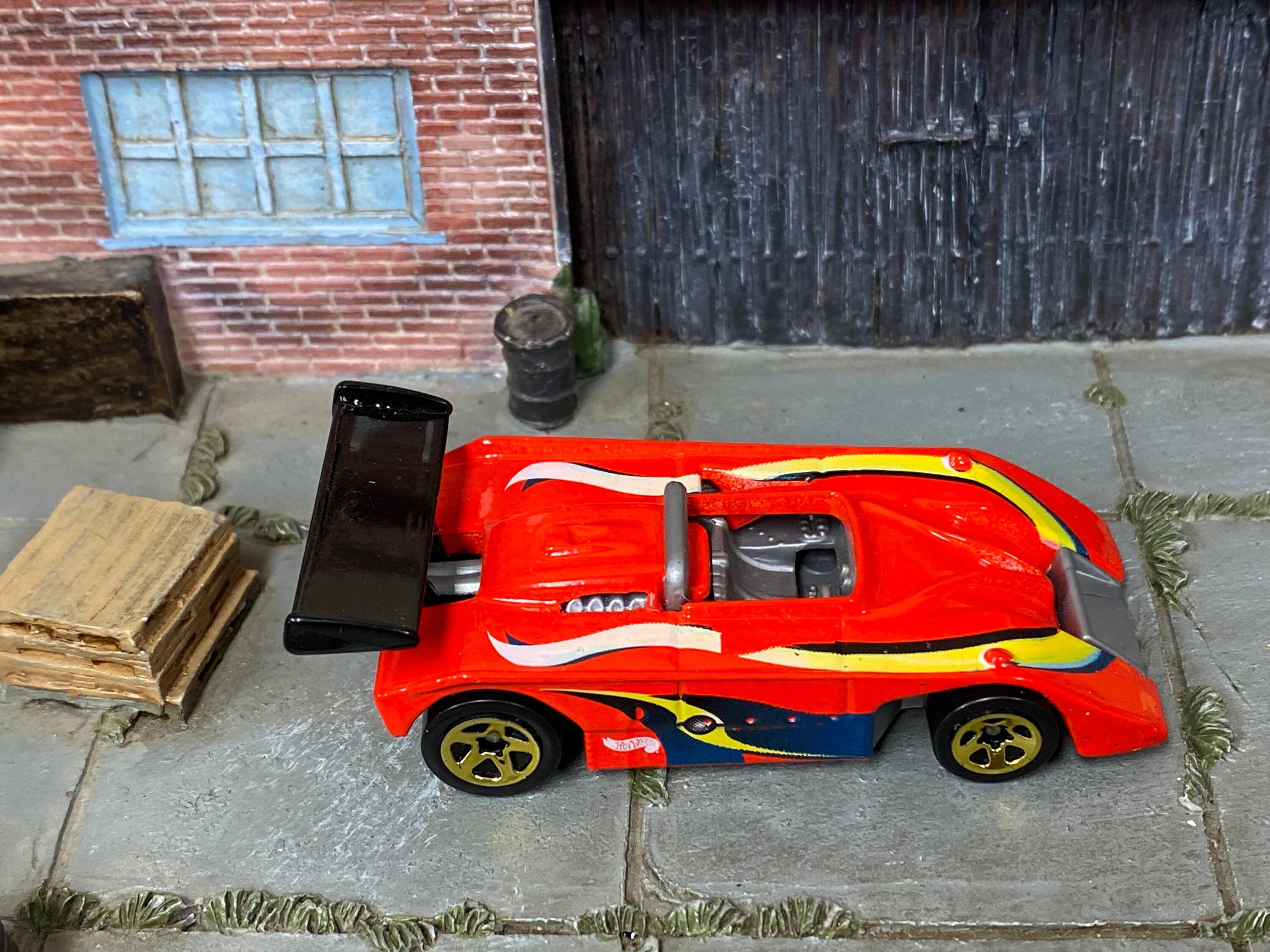 Loose Hot Wheels - Shadow MK Iia Race Car - Red, Yellow and Blue - Etsy