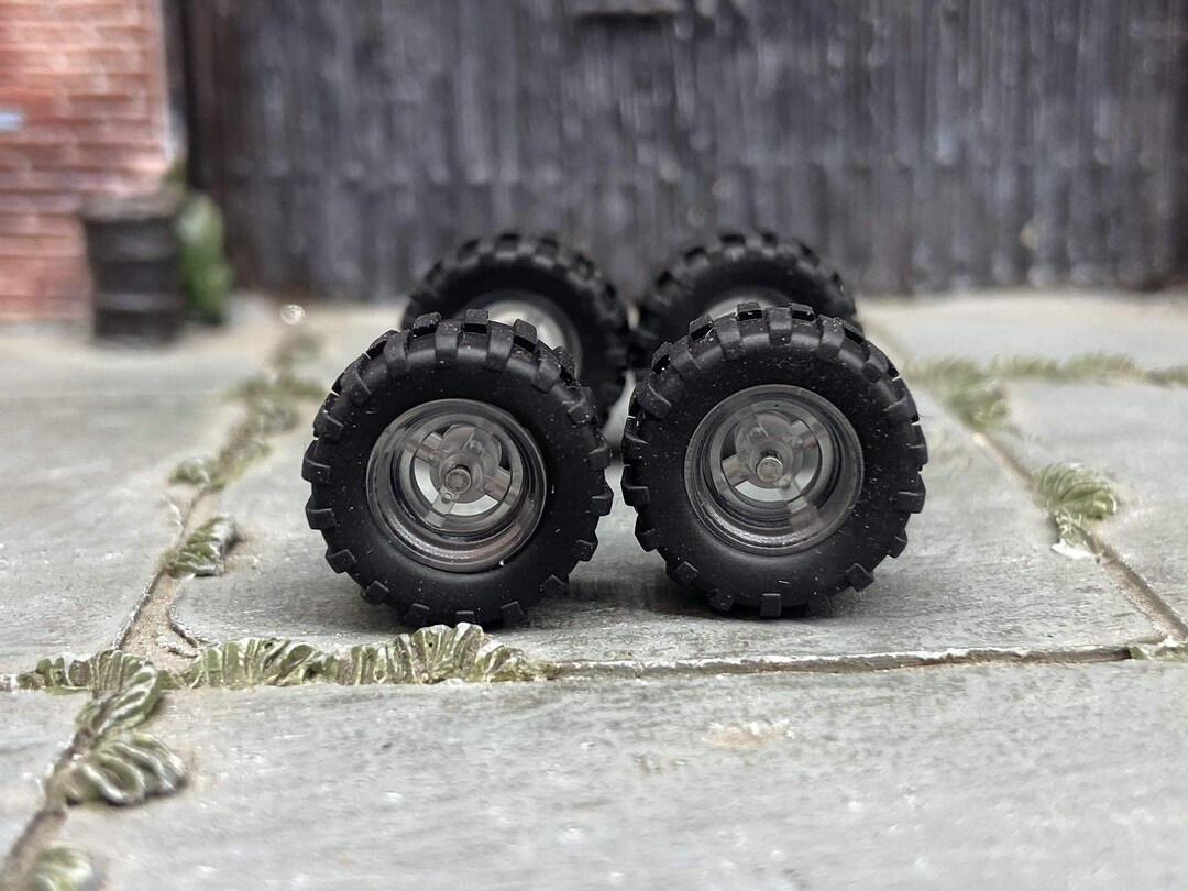 Custom Hot Wheels Wheels and Matchbox Rubber Tires - Transparent Clear ...