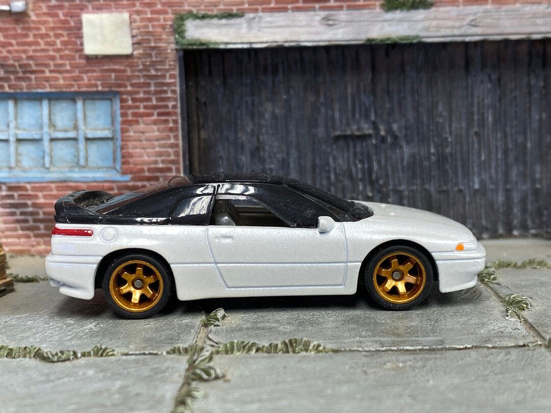 Custom Matchbox - Subaru SVX - White - Gold Race Wheels - Rubber Tires ...