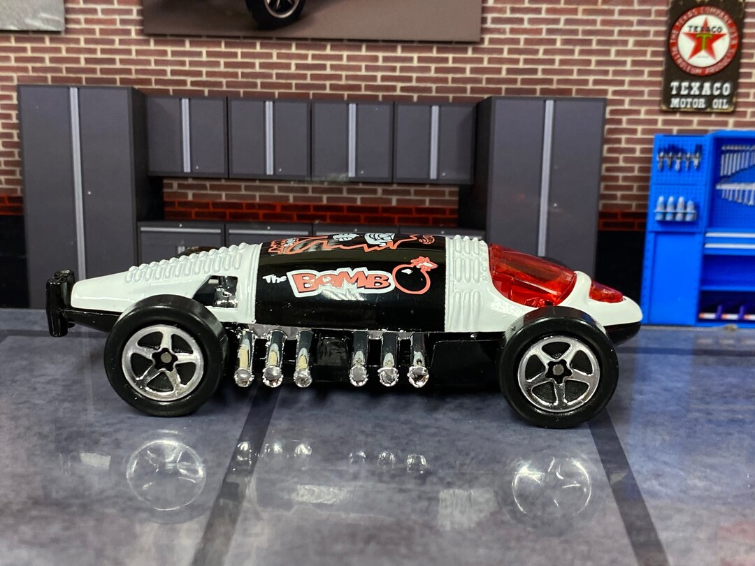 Loose Hot Wheels - Lakester - White and Black Boris - Etsy