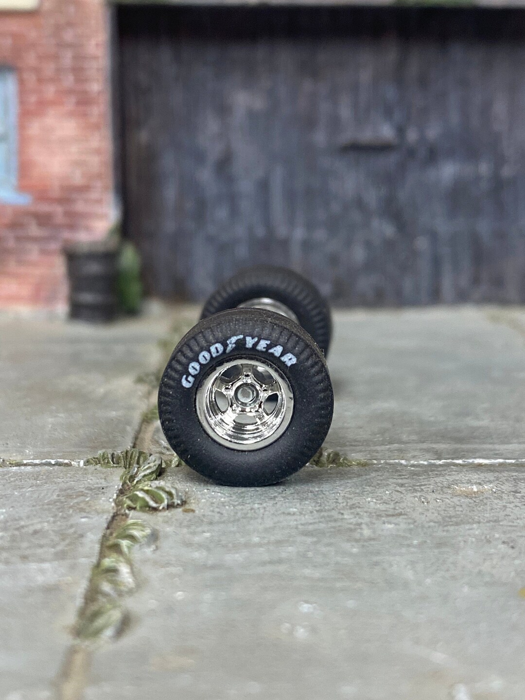 Custom Hot Wheels Wheels and Matchbox Rubber Tires - Chrome 5 Spoke ...