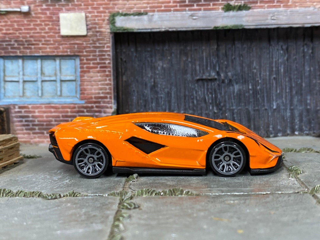 Loose Hot Wheels - Lamborghini Sian FKP 37 - Orange - Etsy