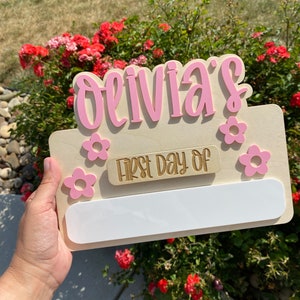 First Day of School Sign - Etsy