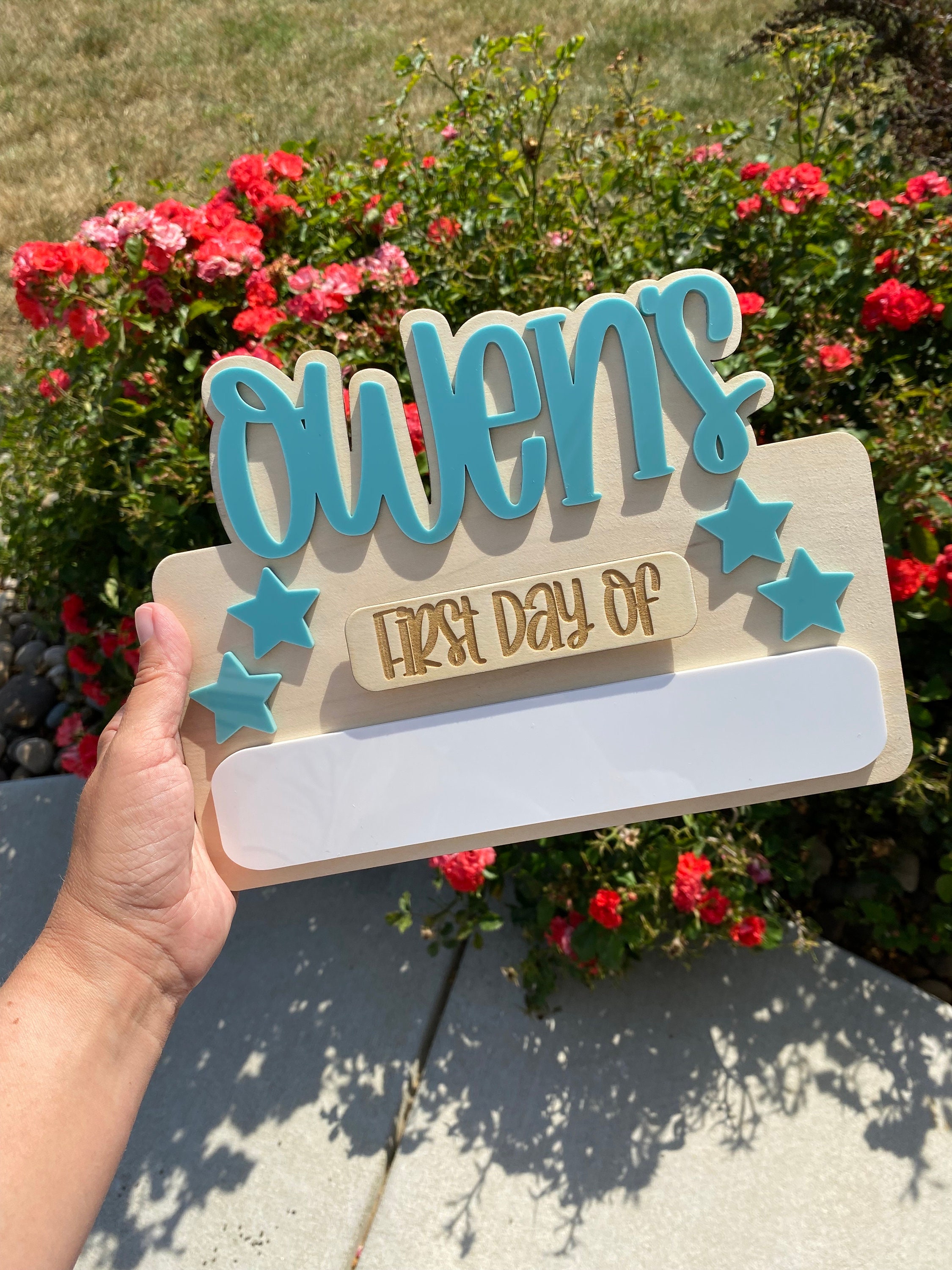 First Day of School Sign - Etsy