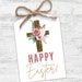 Christian Easter Gift Tag, Jesus is Risen Tell Your Peeps, Easter Treat ...