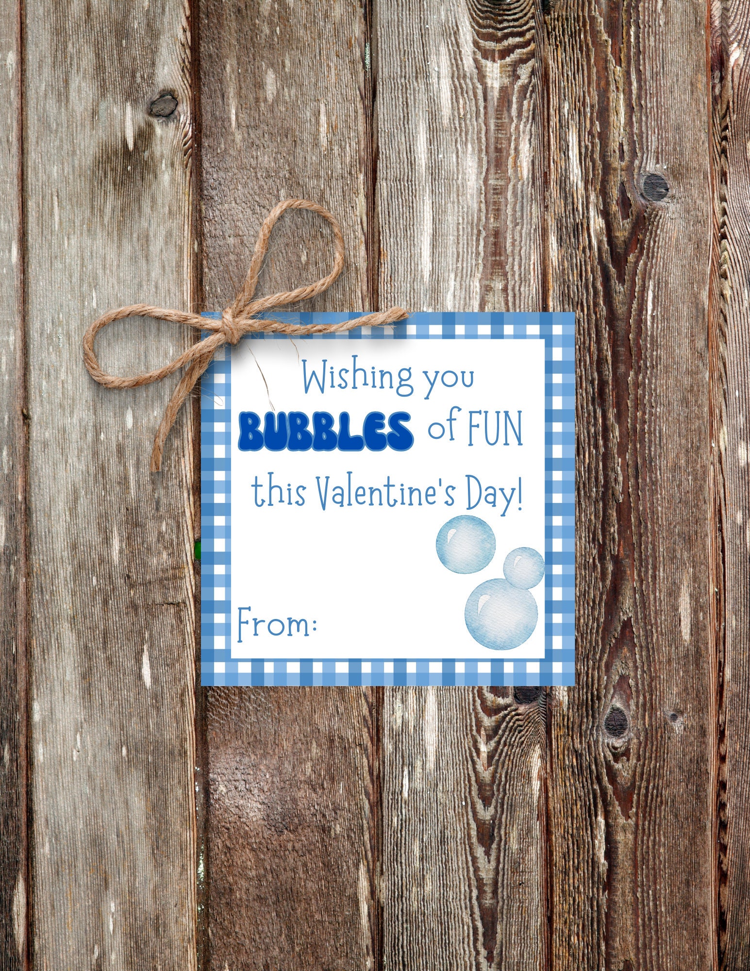 Printable Valentine Cards for Kids, Bubbles of Fun,classroom Valentine ...