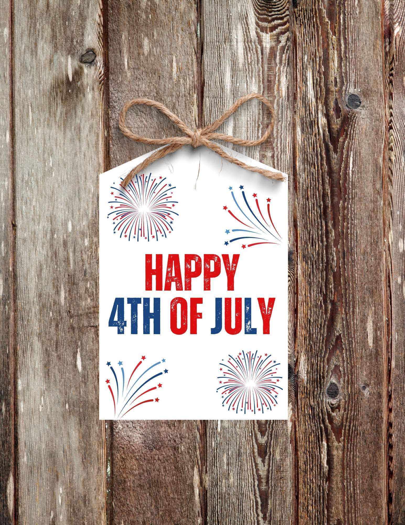 4th of July Gift Tags Happy 4th of July Tags 4th of July - Etsy