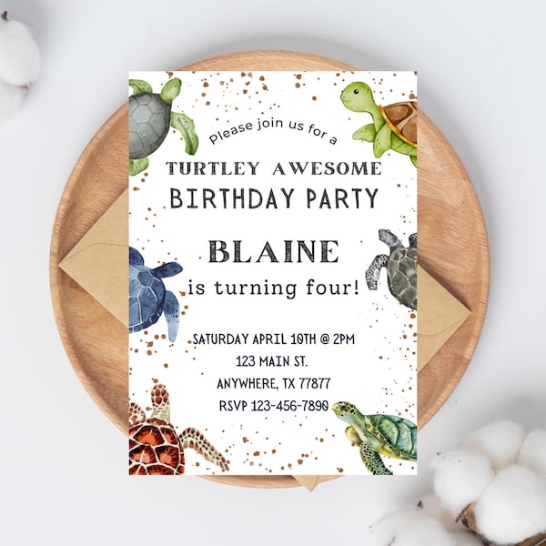 Sea Turtle Party - Etsy