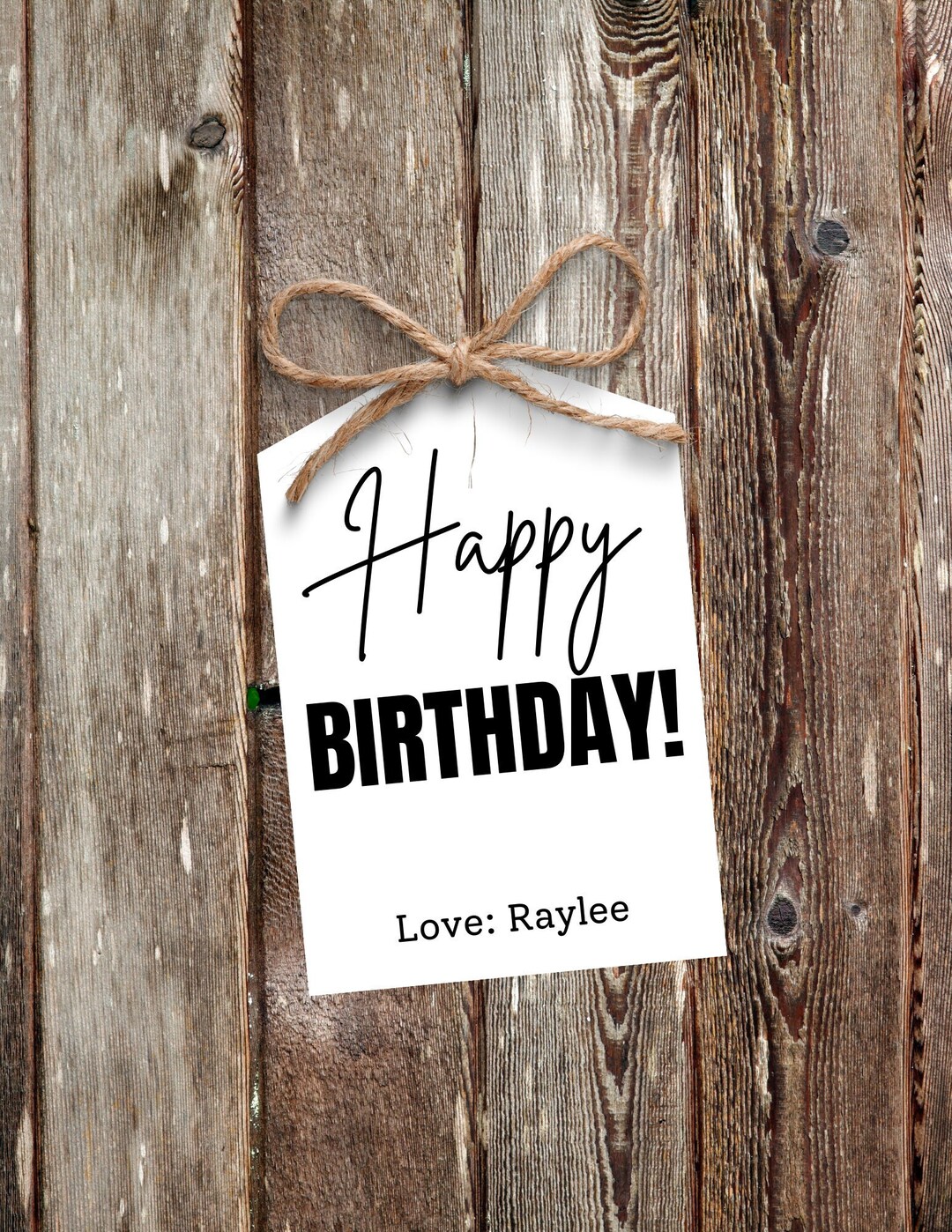 Happy Birthday Gift Tag, Birthday Gift Tag, Happy Birthday Card ...