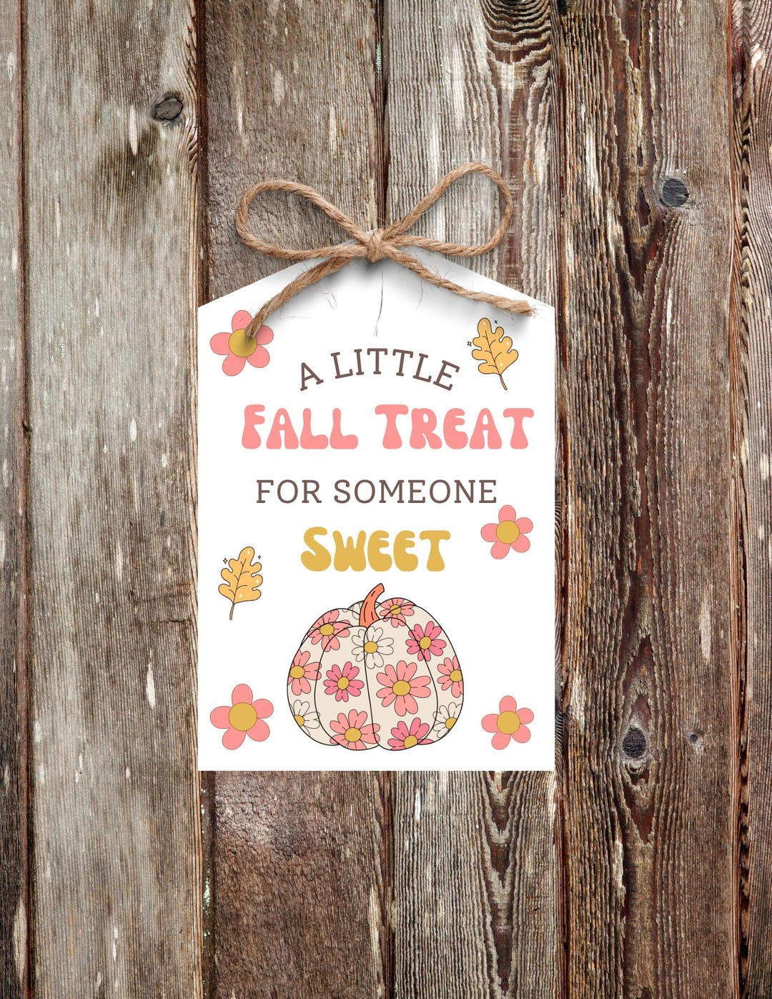A Little Fall Treat for Someone Sweet Gift Tag, Fall Gift Tag, Teacher ...