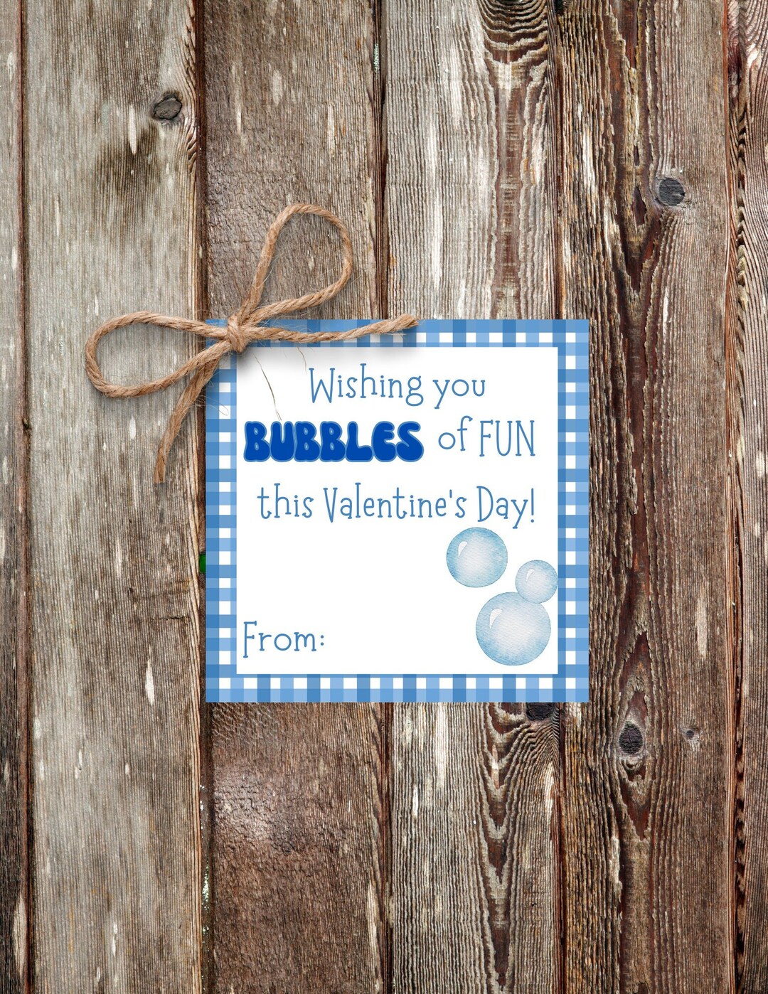 Printable Valentine Cards for Kids, Bubbles of Fun,classroom Valentine ...