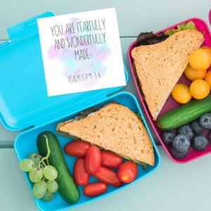 Christian Lunchbox Notes for Kids, Bible Verse Lunch Box Cards for ...