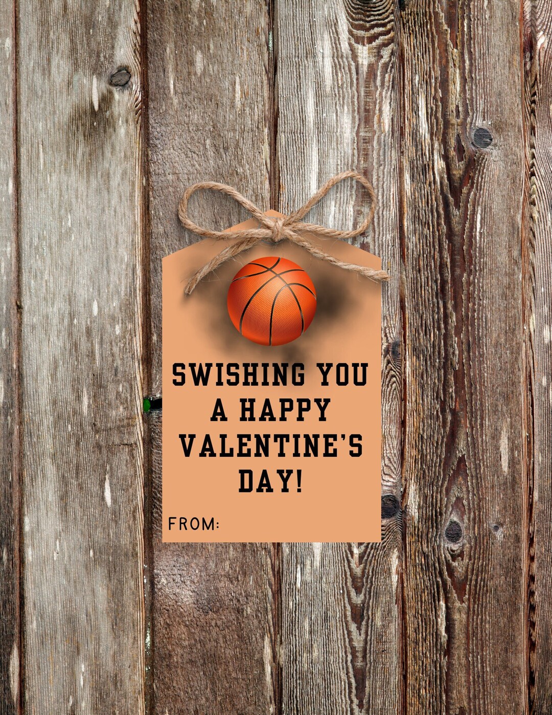 Basketball Valentine, Printable Valentine Cards for Kids,party Favor ...