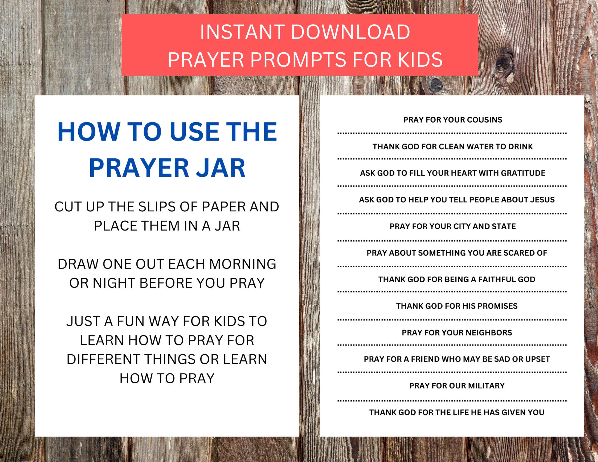 Prayer Prompts
