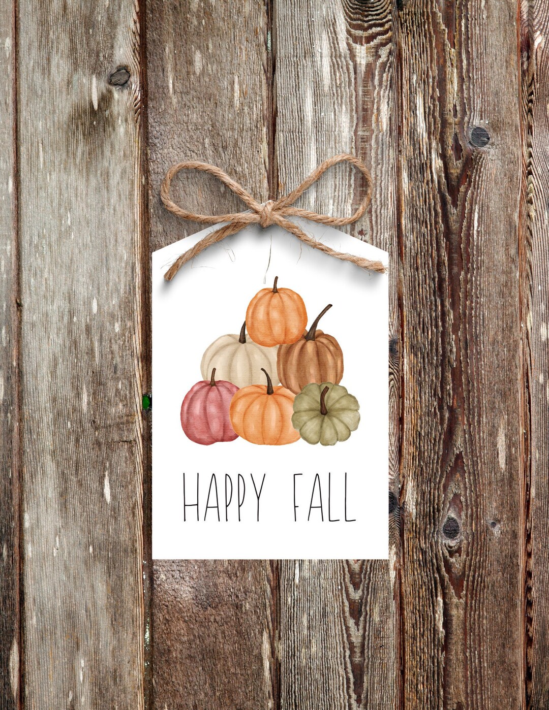 Happy Fall Gift Tag, Fall Gift Tag, Teacher Gift Tag, Happy Fall Gift ...