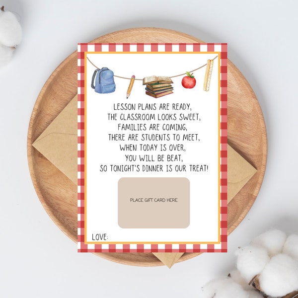 First Day of School Teacher Gift - 60+ Gift Ideas for 2024