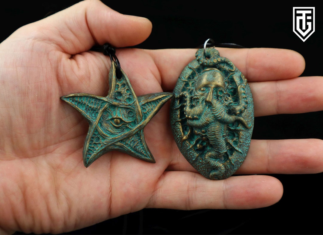 Elder Sign Amulet Set of 2. H.P. LOVECRAFT Mythos . - Etsy