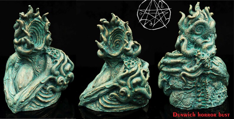 Dunwich Horror Bust . H.p.lovecraft Handmade Collectible Figures - Etsy