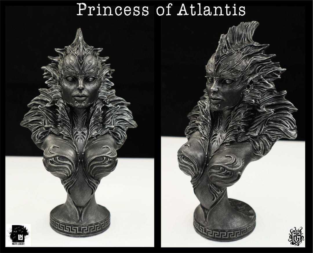 Princess of Atlantis Silver Ver .collaboration Collectible Sculptures ...