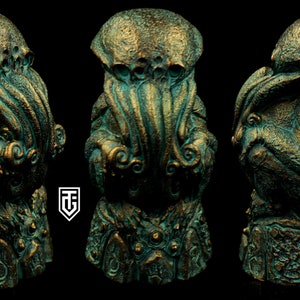 Cult of Cthulhu Mini Altar . H.p.lovecraft Handmade Collectible Figures ...