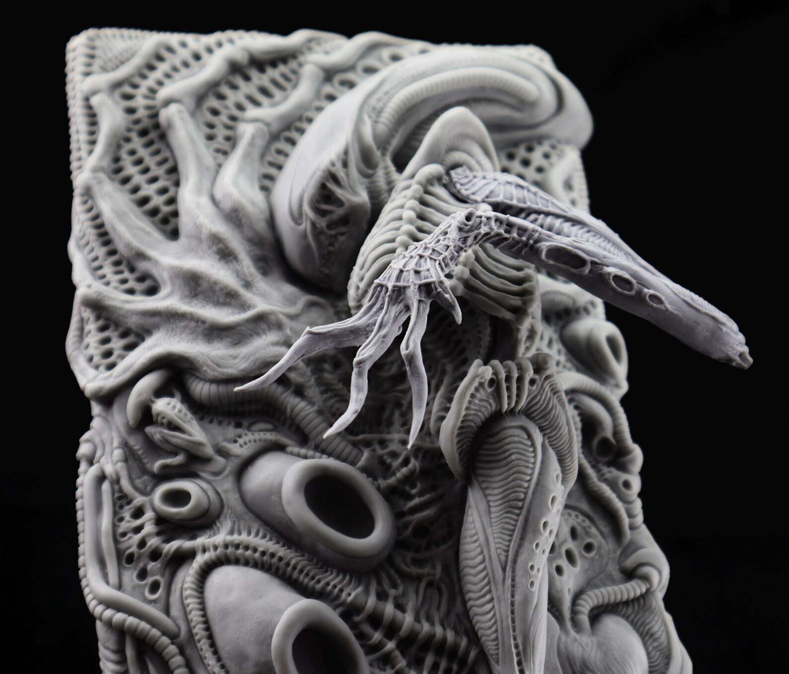 Alien Xenomorph Collectible Wall Plaque. Handmade Sculpture - Etsy