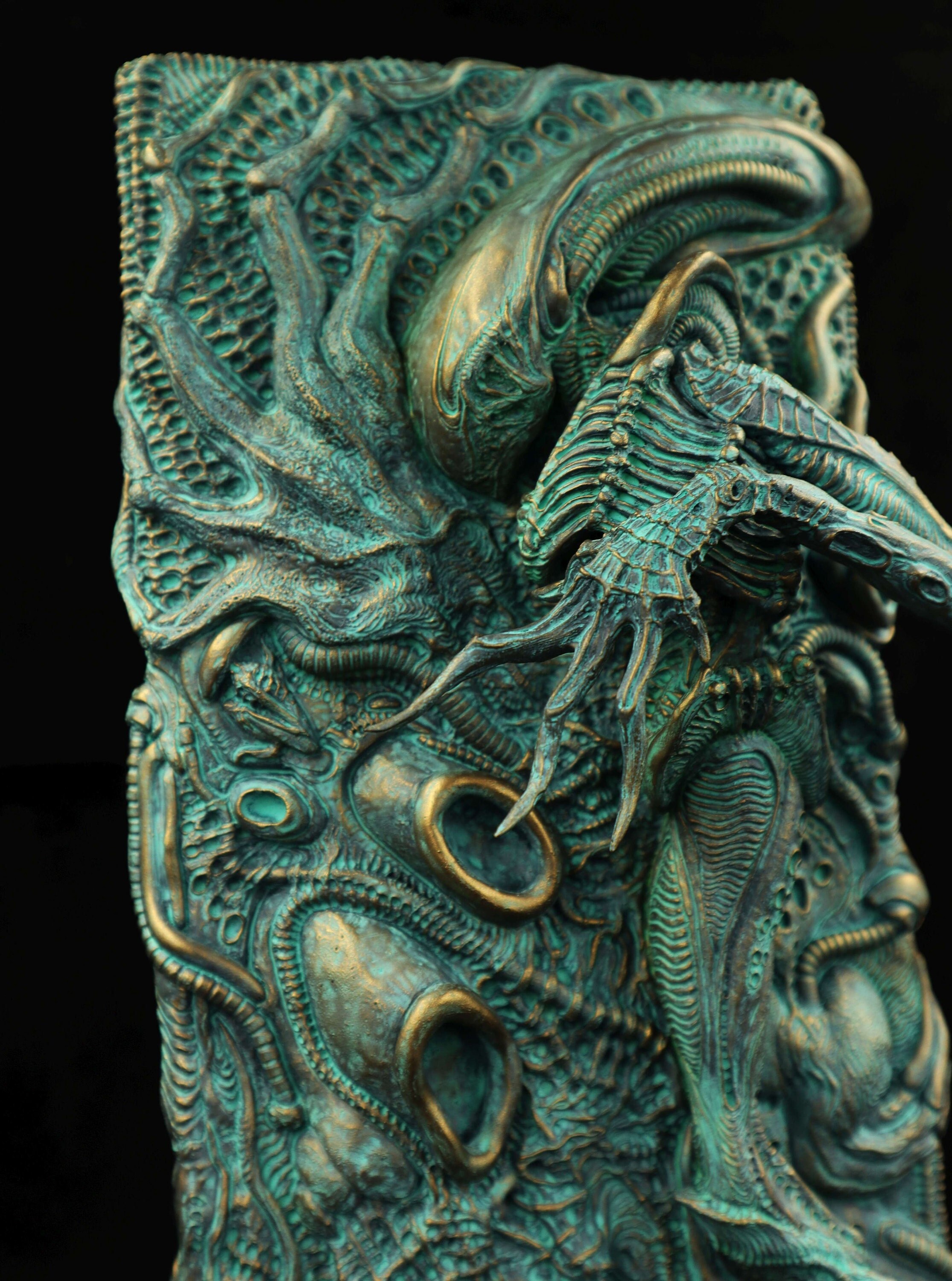 Alien Xenomorph Collectible Wall Plaque. Handmade Sculpture - Etsy New ...