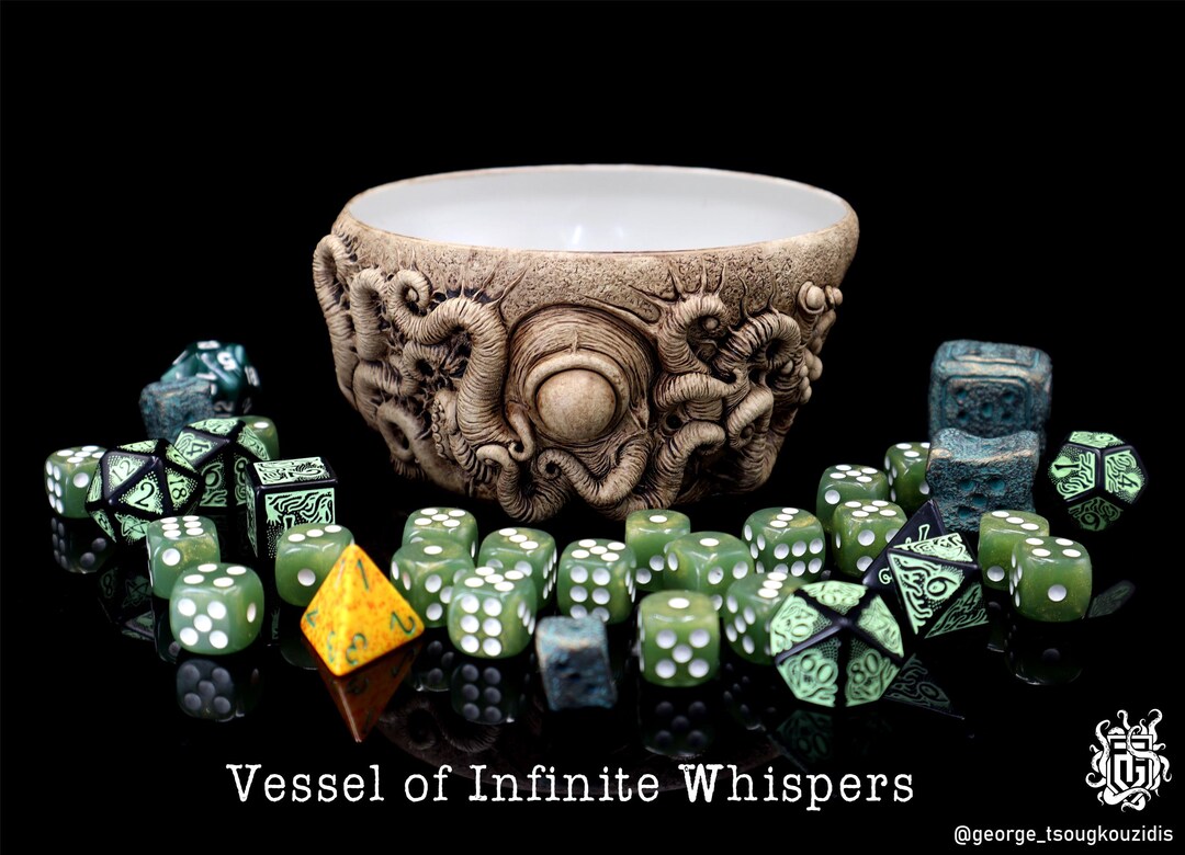 Vessel of Infinite Whispers Dice Keeper | Dnd Dice Storage - Etsy