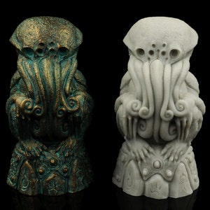 Cult of Cthulhu Mini Altar . H.p.lovecraft Handmade Collectible Figures ...