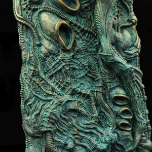 Alien Xenomorph Collectible Wall Plaque. Handmade Sculpture - Etsy