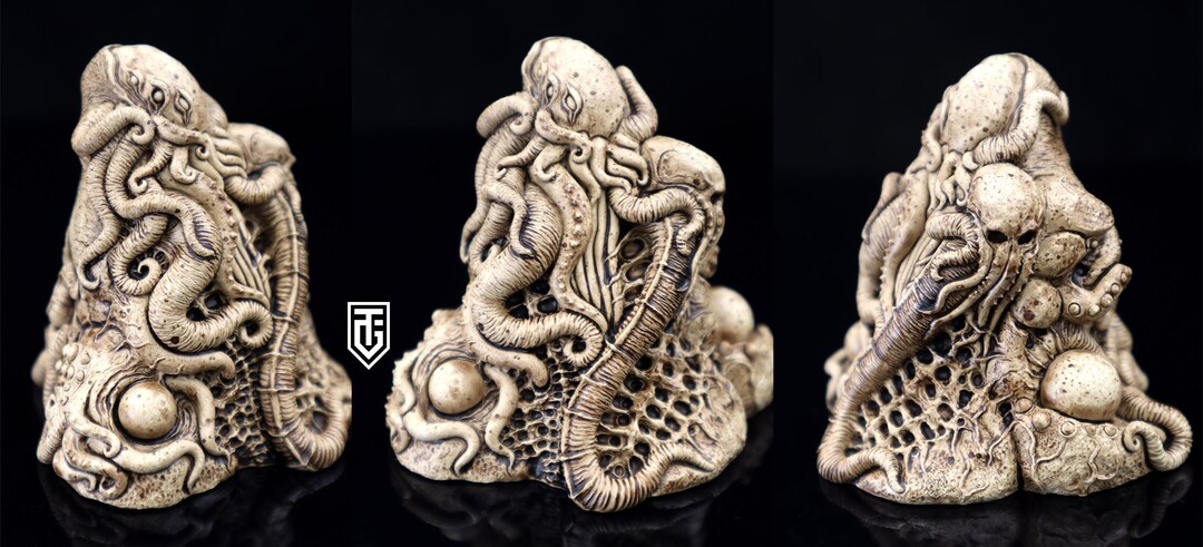 Cthulhu Forgotten Idol . H.p.lovecraft Handmade Collectible Figures - Etsy