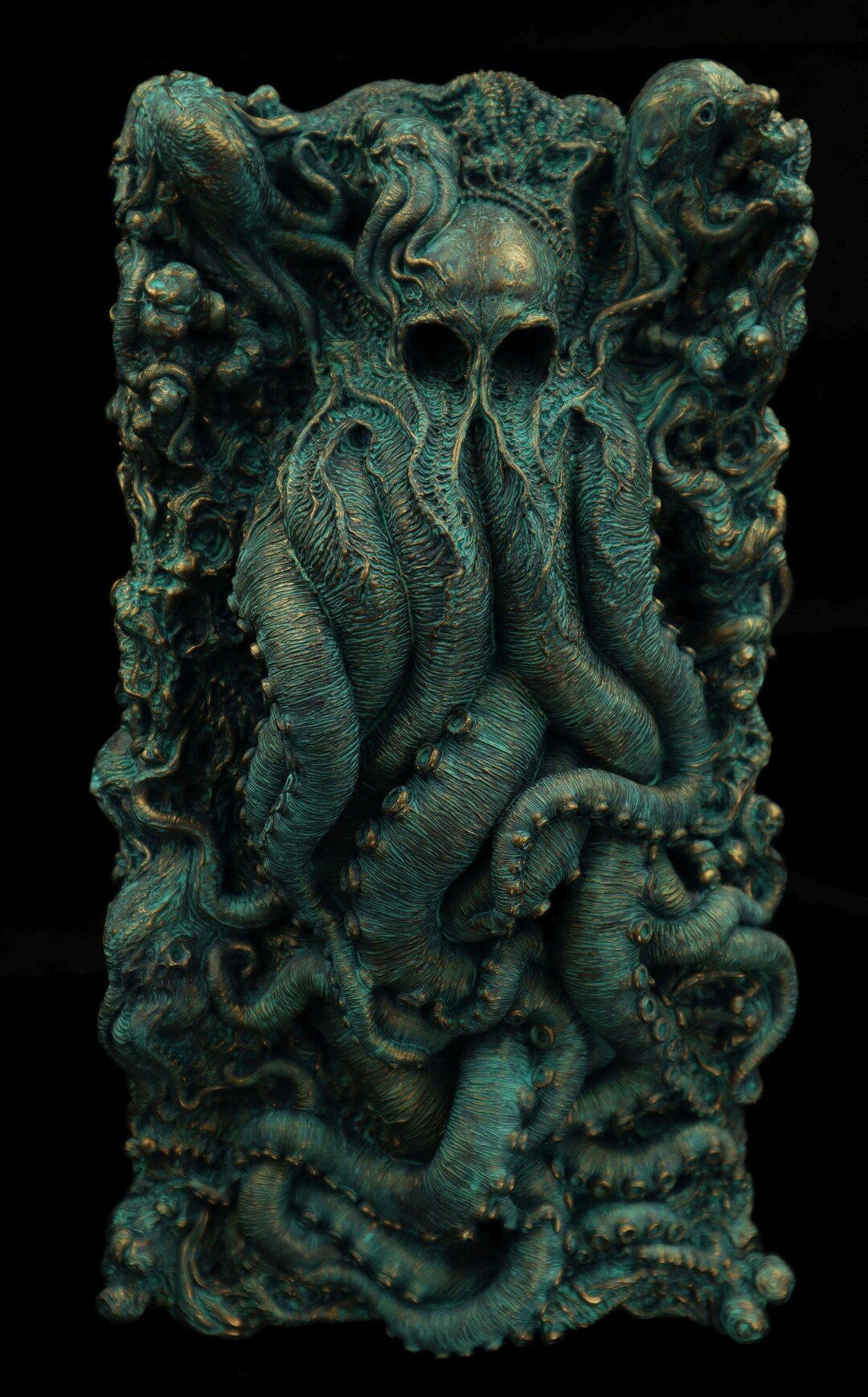 Cthulhu Genesis Wall Plaque. .h.p.lovecraft Handmade Sculpture - Etsy