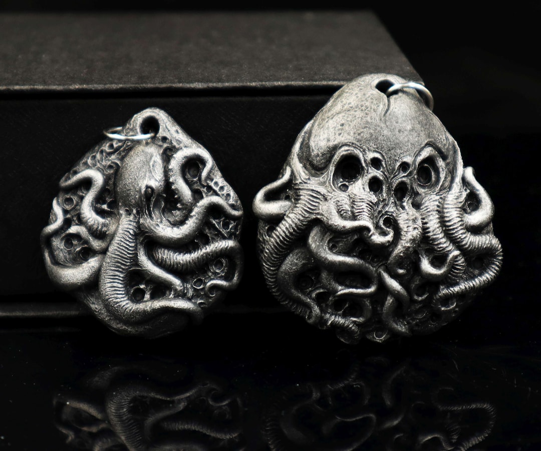 Lovecraft Call of Cthulhu Amulets Set of 2.handmade Necklace - Etsy