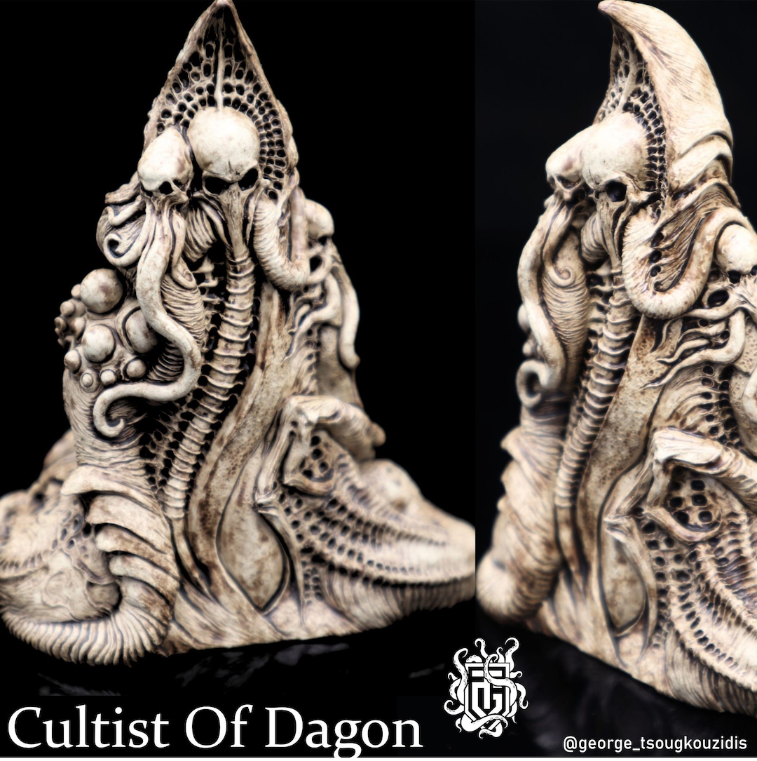 Cultist of Dagon. H.p.lovecraft Handmade Collectible Figures - Etsy