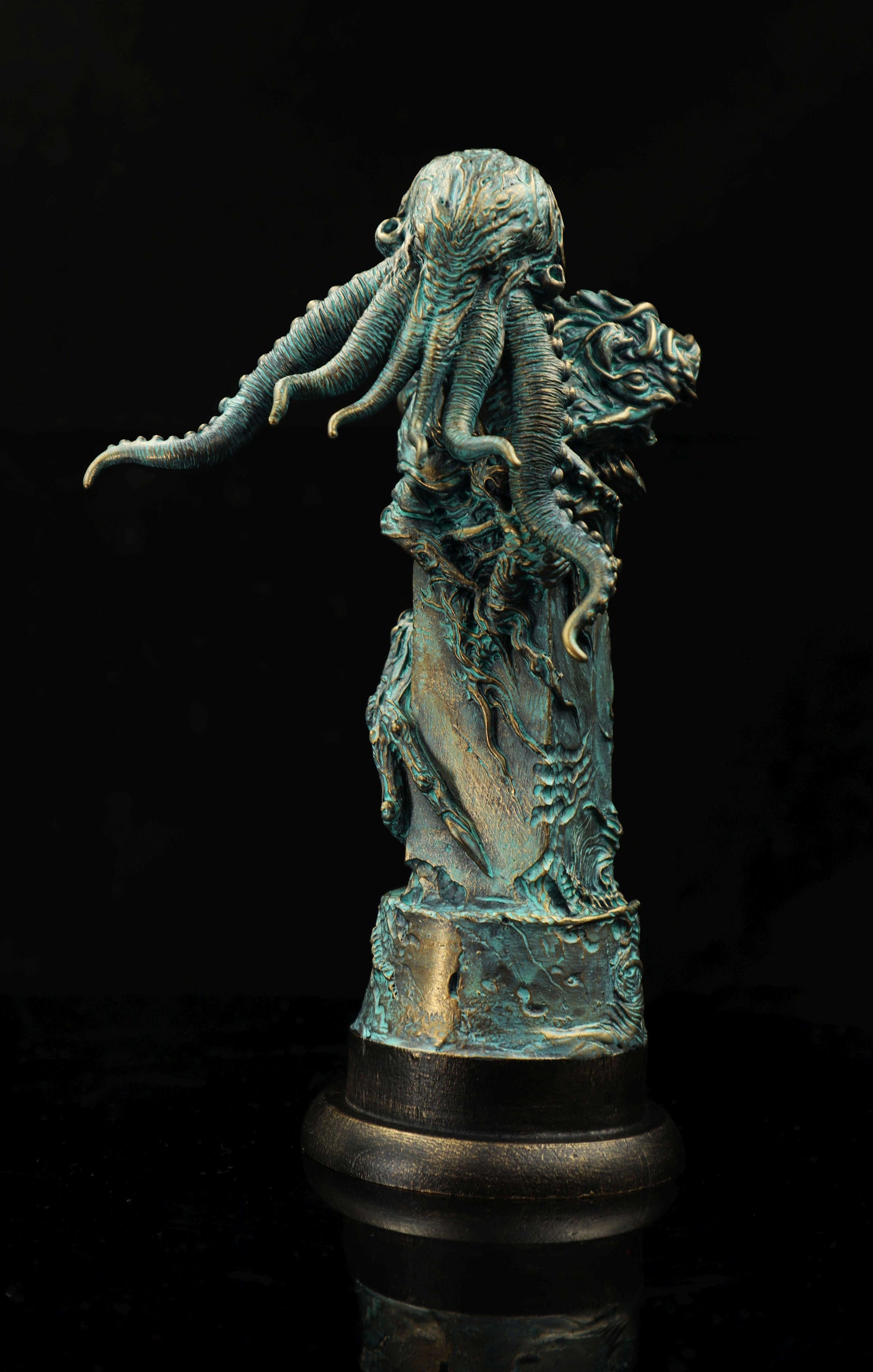 Cthulhu Bust Bronze Ver1 . H.p.lovecraft Handmade Collectible - Etsy