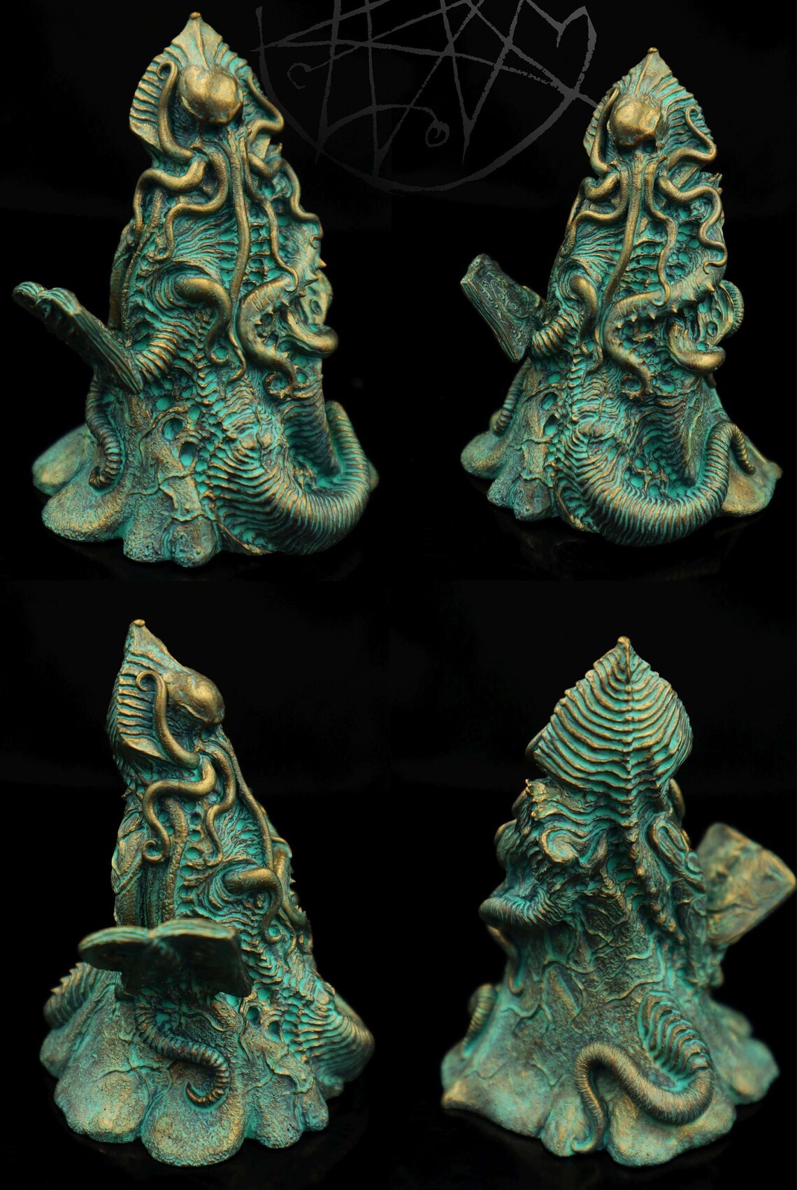 Necronomicon Cultist Idol . H.p.lovecraft Handmade Collectible Figures ...
