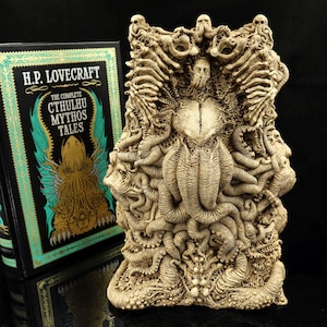 Cthulhu Myth Altar.h.p.lovecraft .bone Painted Ver. - Etsy